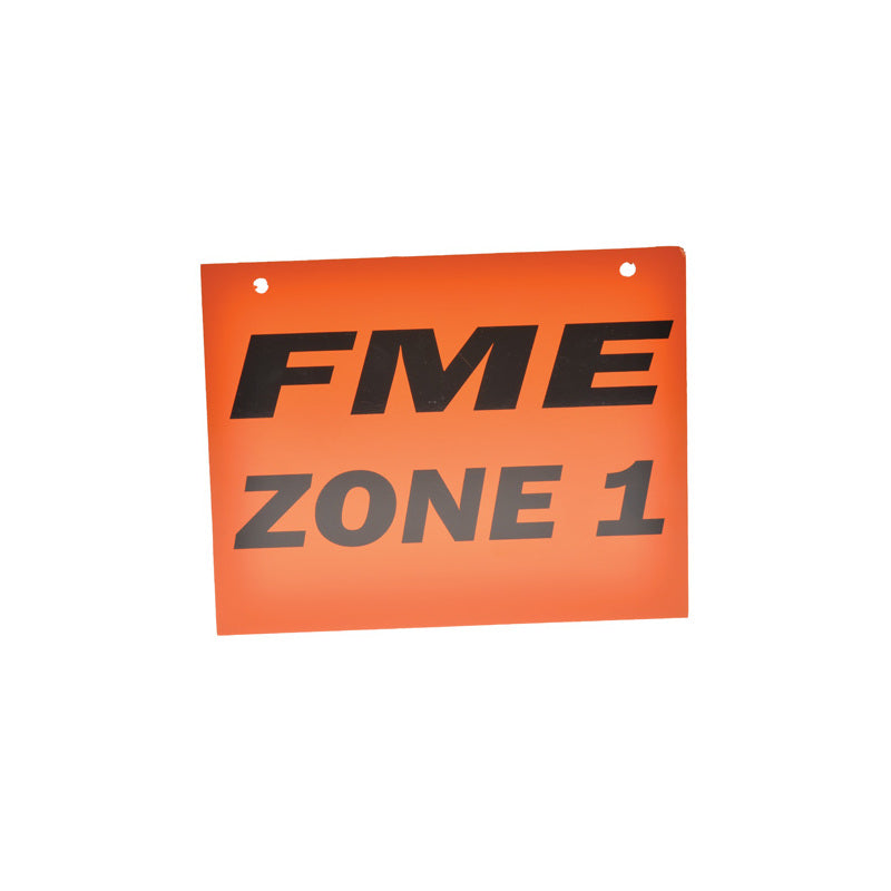 Pink Magnetic FME BARRIER SIGN 10" x 12" – Energy Safety Supply