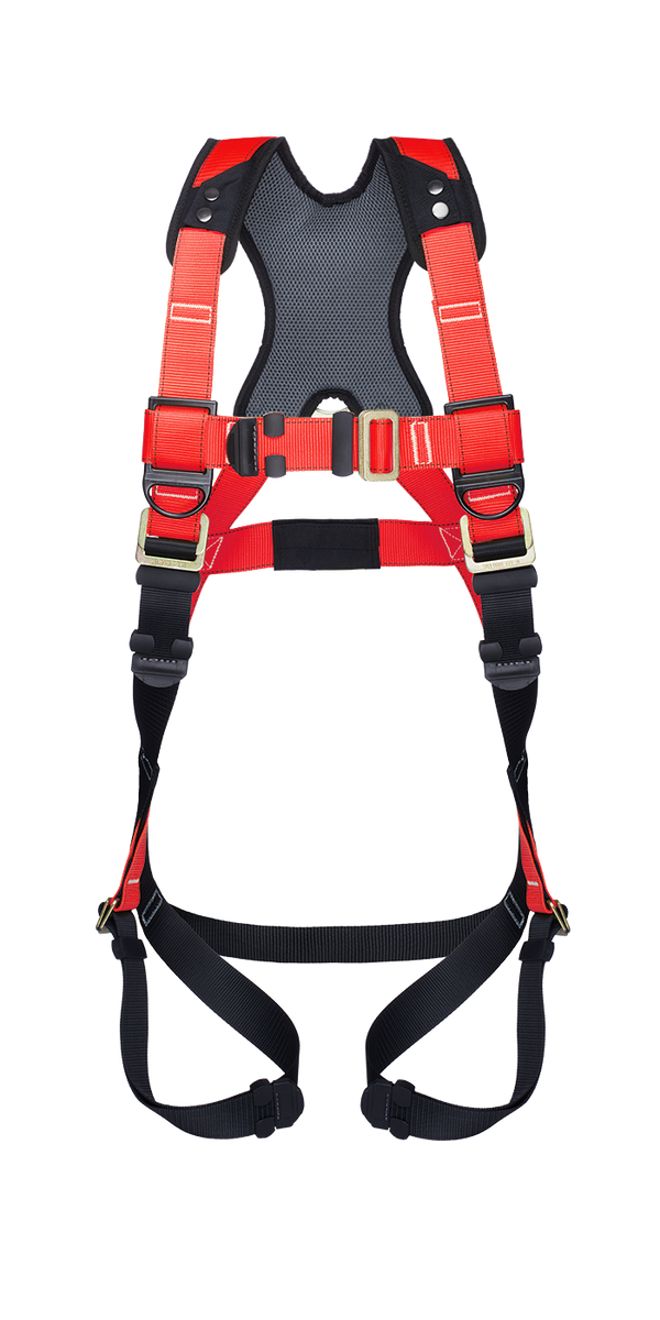 Series 3 Harness, M-L, QC Chest, TB Legs, 3-D (Dorsal, Side), Red, Cus ...