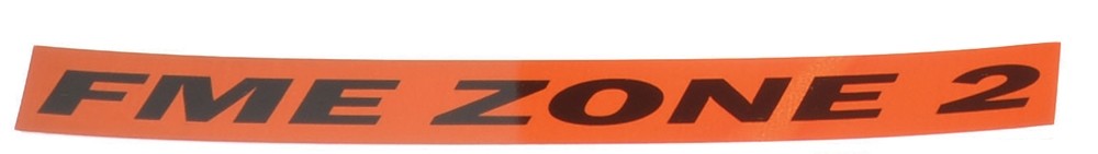 FME Sign Inserts-1.5" x 8" FME ZONE 2 – Energy Safety Supply