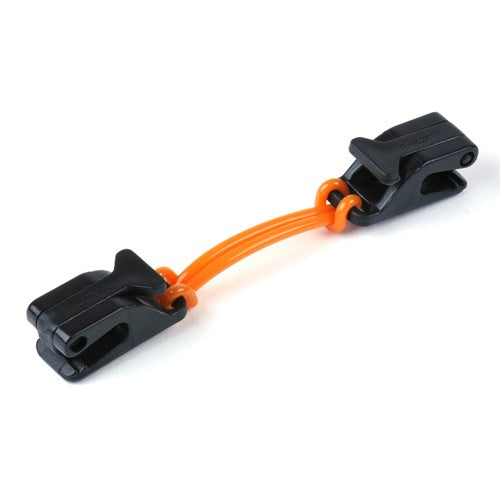 Orange Small Tether with Dual VersaClamps- 25/pkg – Energy Safety Supply