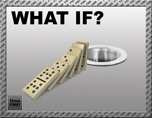 Think FME Poster 18" x 24"- What If? – Energy Safety Supply